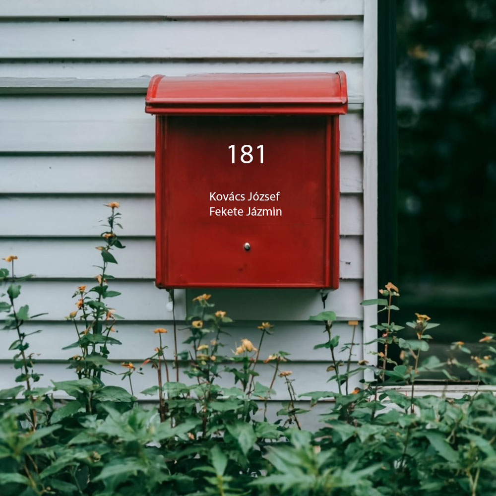 Hogyan helyezd fel a postaláda matricát? - Dekormatricák Web